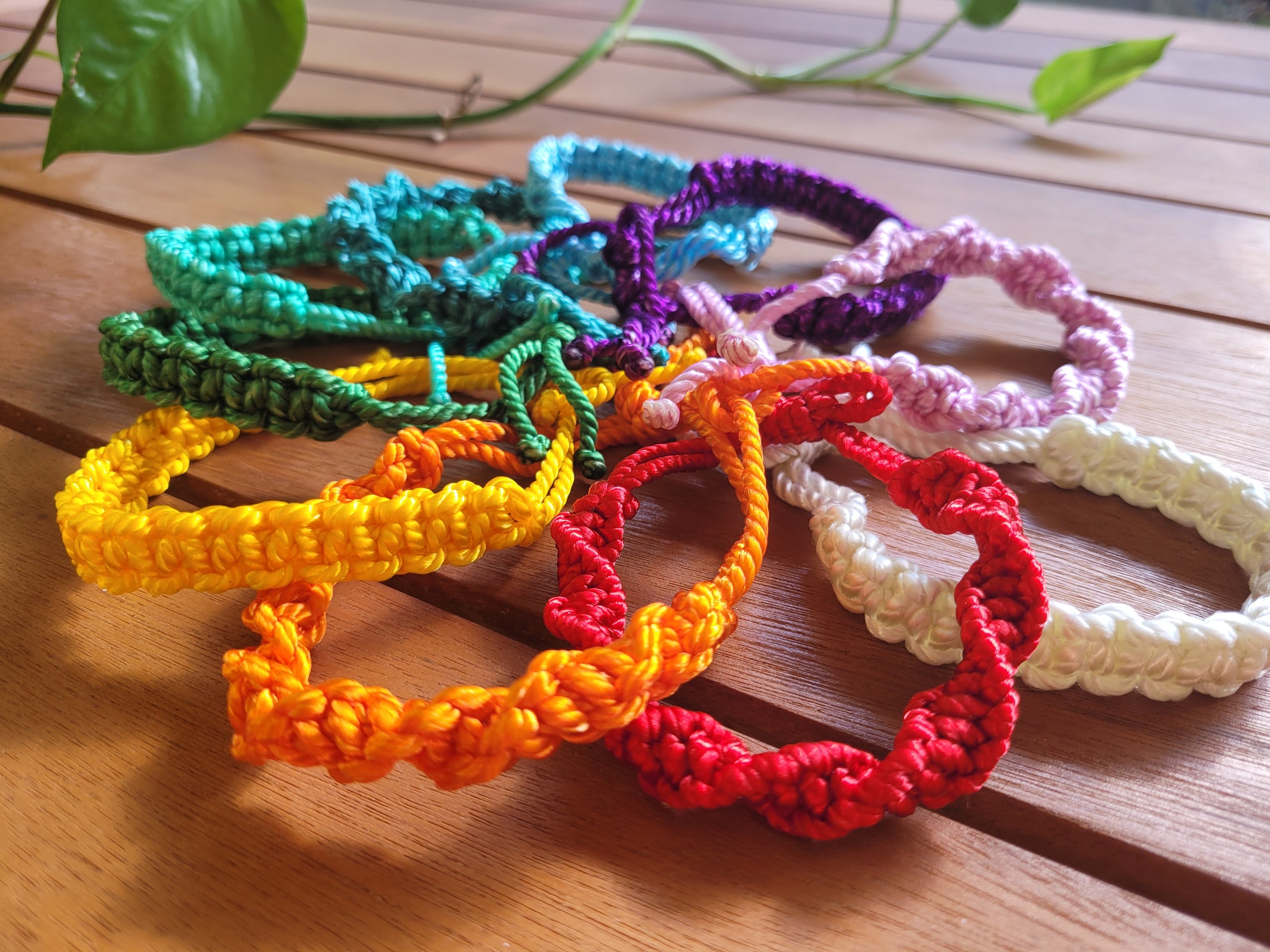 Upcycled Rope Core Bracelet | Send On Upcycling